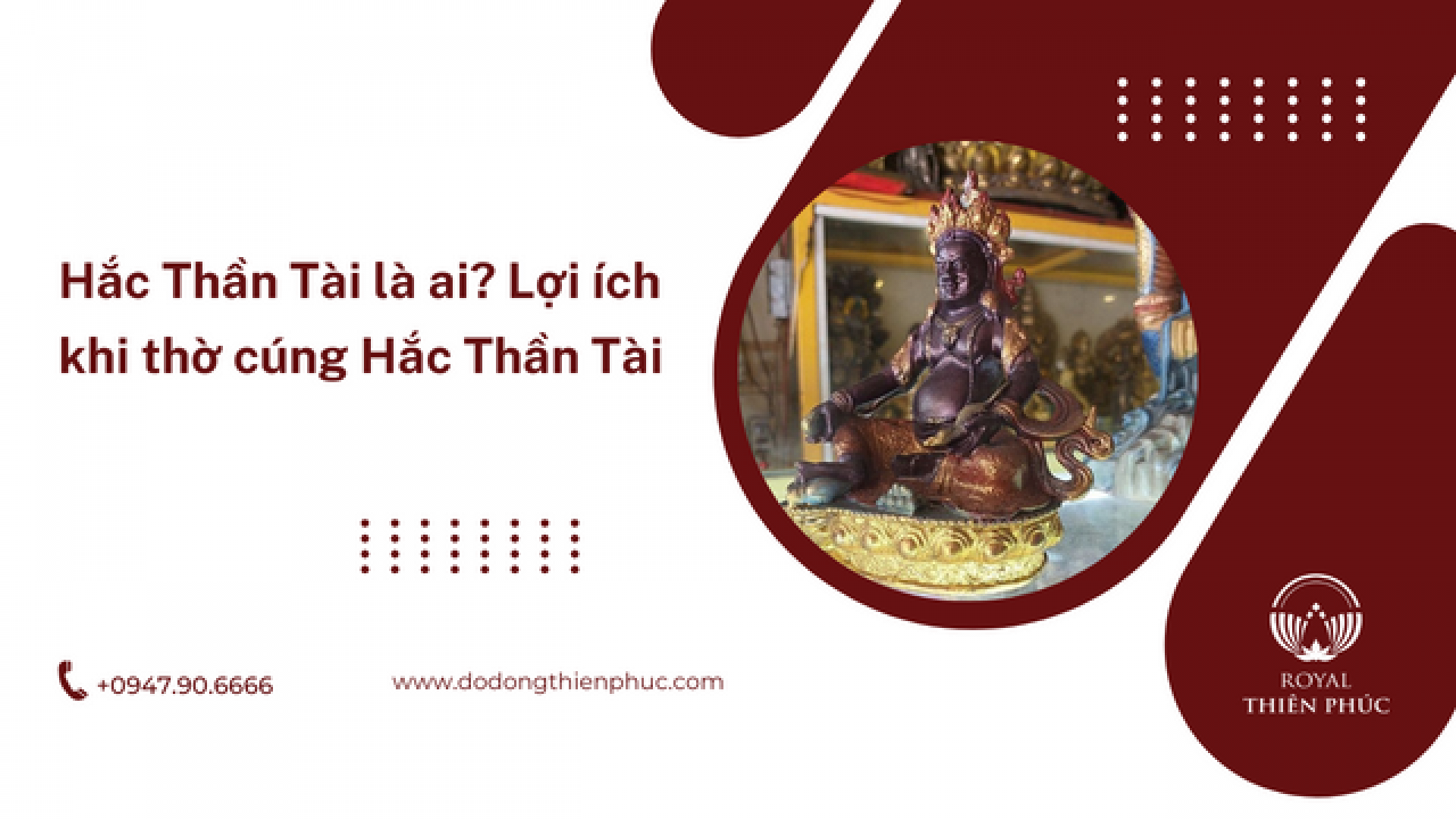 Hắc Thần Tài là ai? Lợi ích khi thờ cúng Hắc Thần Tài